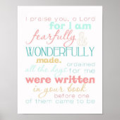 wonderfully made poster print | Zazzle