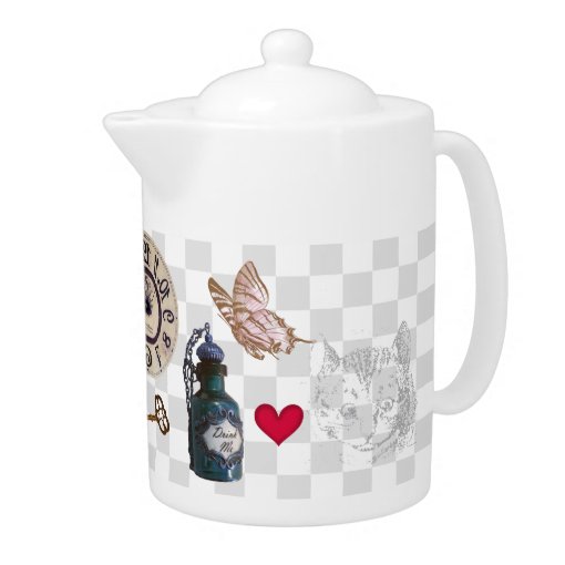 Wonderland Collage Teapot | Zazzle