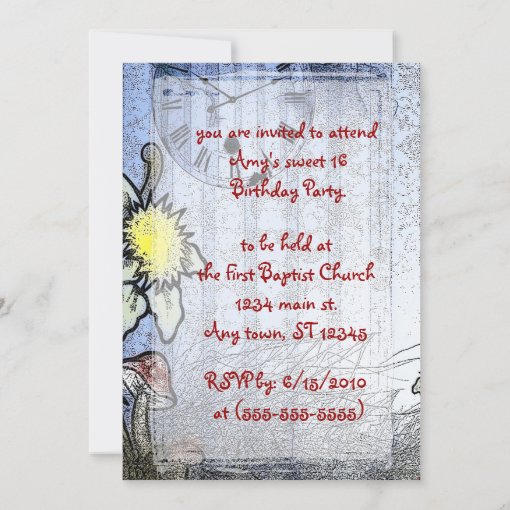 Wonderland Fantasy Birthday Invitation | Zazzle