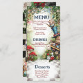 Wonderland Menu | Zazzle