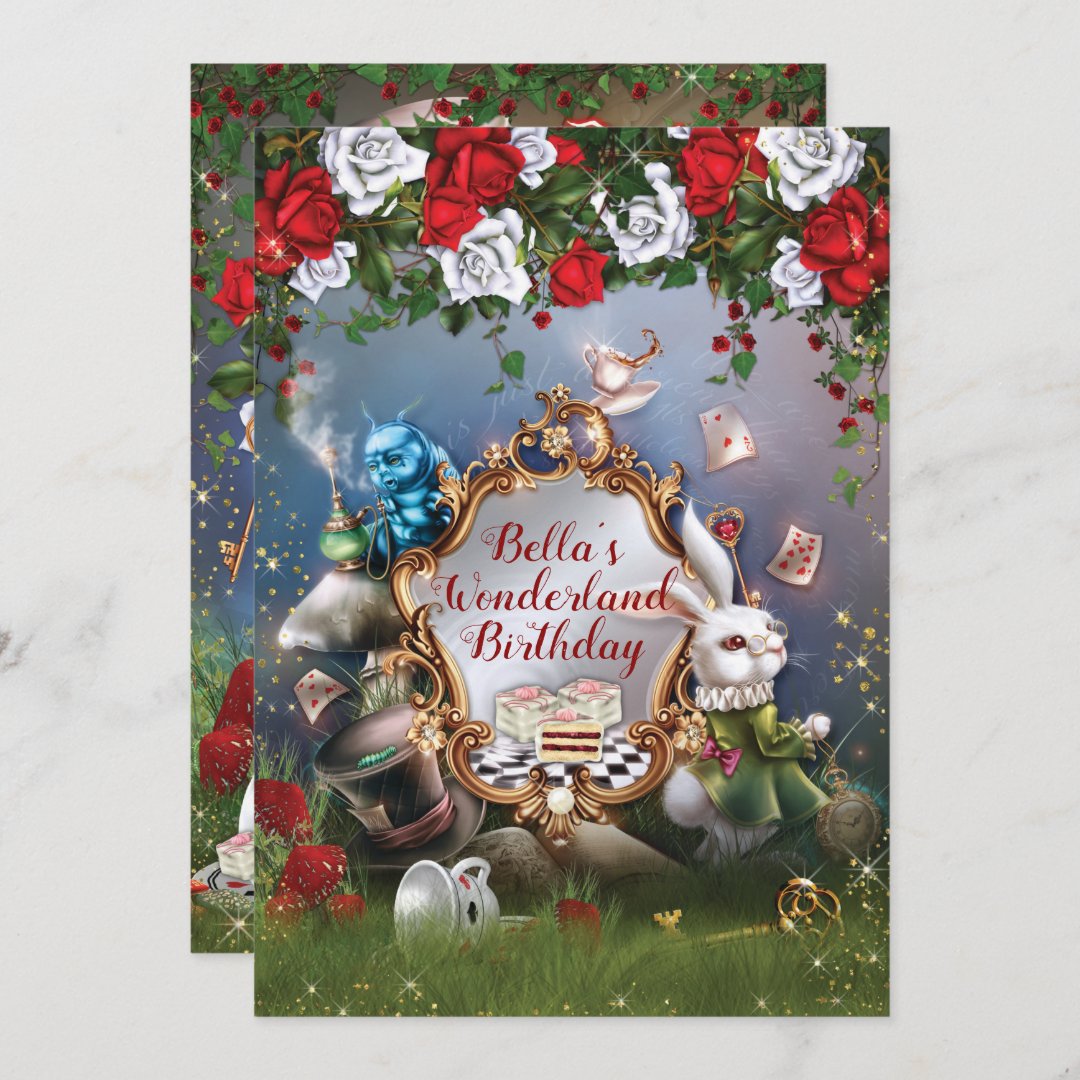 Wonderland Party Invitation | Zazzle