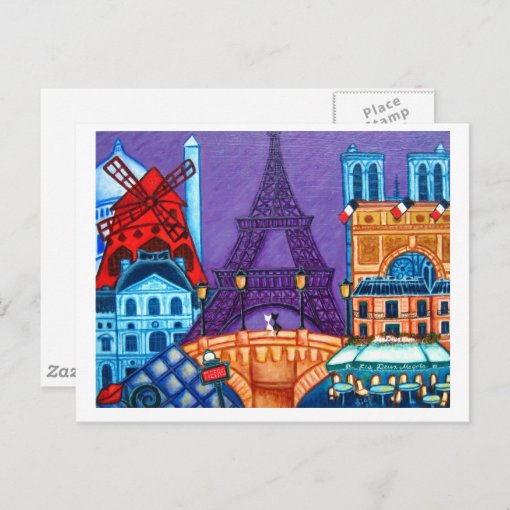 Wonders of Paris Post Card | Zazzle