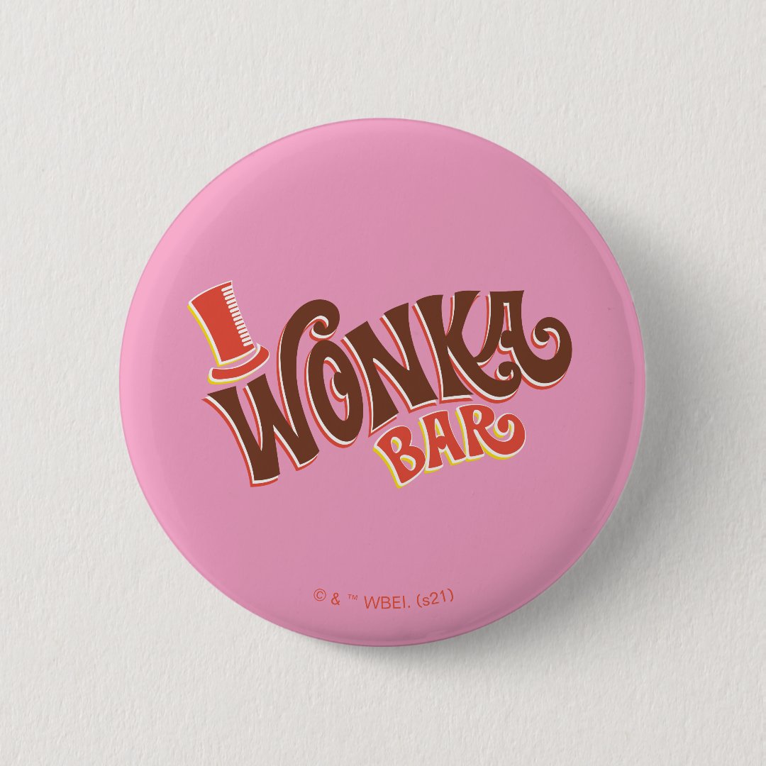 Wonka Bar Logo Button | Zazzle