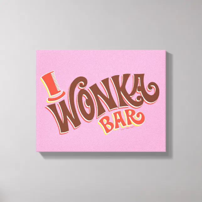 Wonka Bar Logo Canvas Print | Zazzle