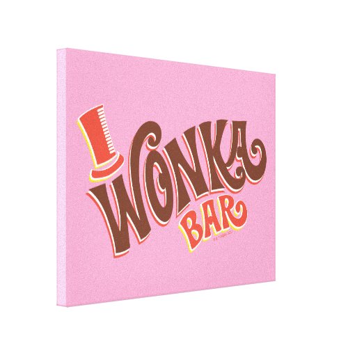 Wonka Bar Logo Canvas Print | Zazzle