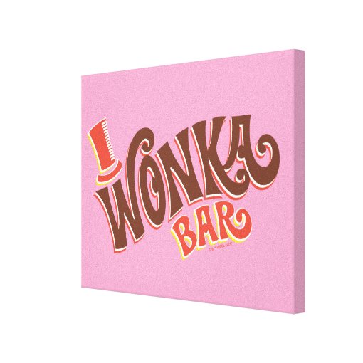 Wonka Bar Logo Canvas Print | Zazzle