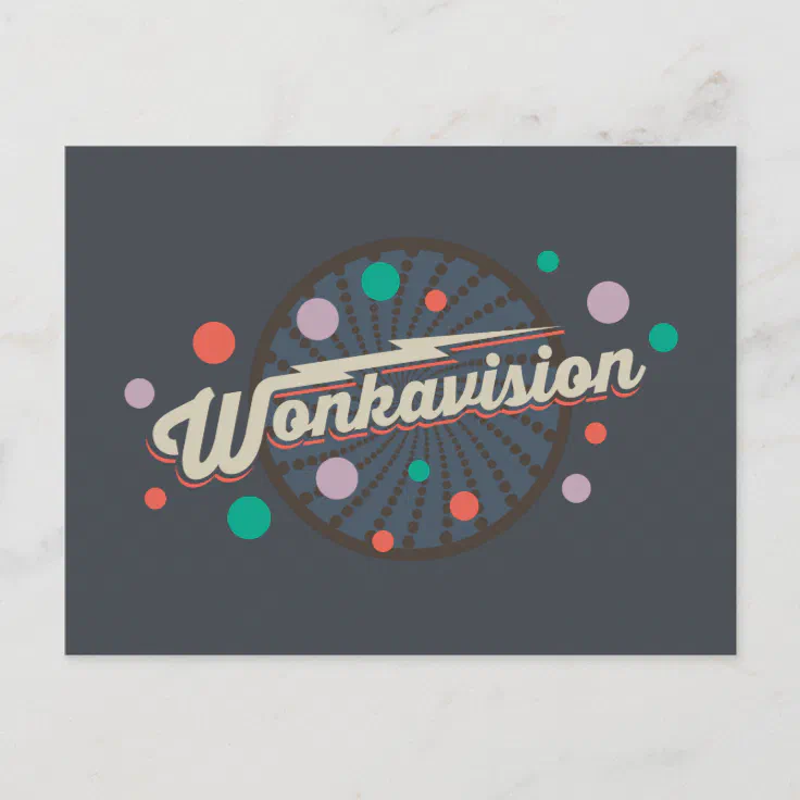 Wonkavision Logo Postcard | Zazzle