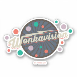 Wonkavision Logo Sticker | Zazzle