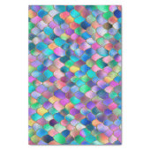 Wonky Rainbow Glitter Metal Mermaid Scales Tissue Paper | Zazzle