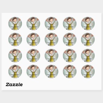 Woo Hoo Girl - Stickers | Zazzle