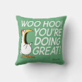 WOO HOO! YOU'RE DOING GREAT! Sandra Boynton Pillow | Zazzle