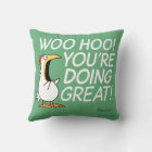 WOO HOO! YOU'RE DOING GREAT! Sandra Boynton Pillow | Zazzle