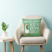WOO HOO! YOU'RE DOING GREAT! Sandra Boynton Pillow | Zazzle
