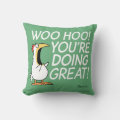 WOO HOO! YOU'RE DOING GREAT! Sandra Boynton Pillow | Zazzle