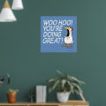 WOO HOO! YOU'RE DOING GREAT! Sandra Boynton Poster | Zazzle