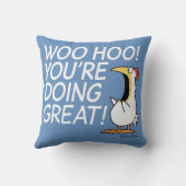 WOO HOO! YOU'RE DOING GREAT! Sandra Boynton Throw Pillow | Zazzle