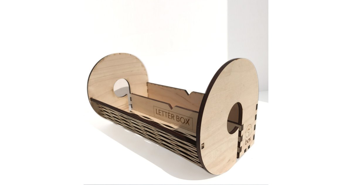 Wood “A” Number 10 Envelope Letter & Storage Box | Zazzle