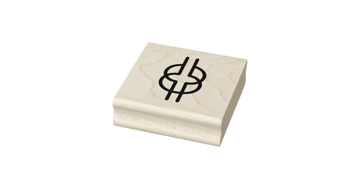 Wood Adinkra (Wisdom) Rubber Stamp | Zazzle