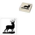 Wood Art Stamps/Deer Buck Rubber Stamp | Zazzle