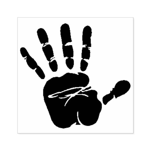 Wood Art Stamps/Hand Print Rubber Stamp | Zazzle