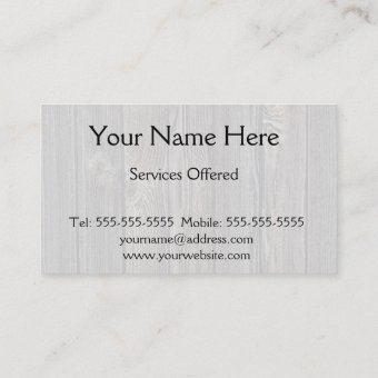 Wood Background Business Card | Zazzle