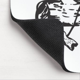 Wood Badge Axe-n-Log Mouse Pad | Zazzle