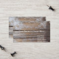 Wood Block Wood Grain Business Calling Card Photo | Zazzle