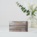 Wood Block Wood Grain Business Calling Card Photo | Zazzle