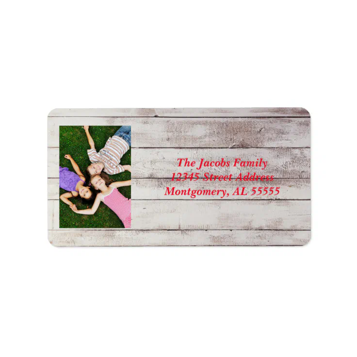 Wood Boards - Address Labels | Zazzle