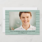 Wood Boards Background - Graduation Announcement | Zazzle
