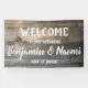 Wood Boards Wedding Welcome Banner | Zazzle