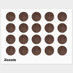 Wood Boards Wood Wall Texture Classic Round Sticker | Zazzle