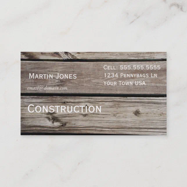 Wood Business Card | Zazzle