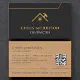 Wood Contractor Construction QR Code Black Gold Business Card | Zazzle