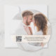 Wood Cut QR Code Custom Photo Rustic Wedding Invitation | Zazzle