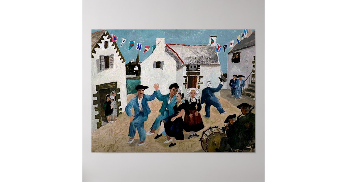 Wood - Dancing Sailors Poster | Zazzle