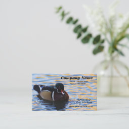 Wood Duck Business Card | Zazzle