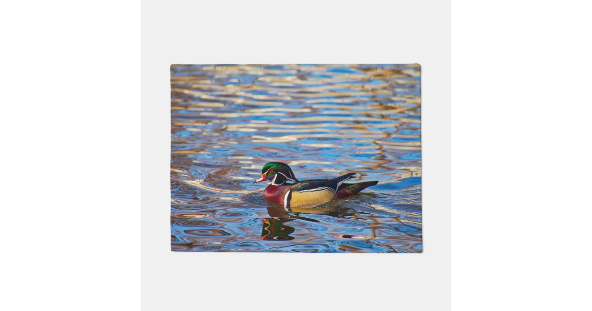 Wood Duck Door Mat | Zazzle