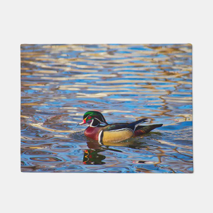 Wood Duck Door Mat | Zazzle