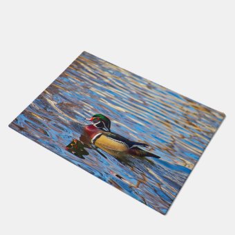 Wood Duck Door Mat | Zazzle