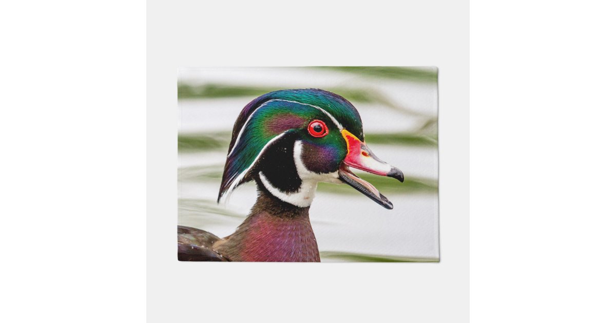 Wood Duck Doormat | Zazzle