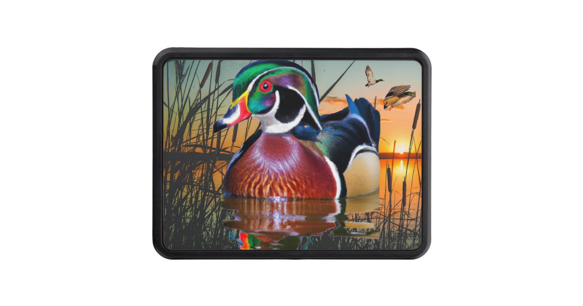 Wood Duck Hunting Trailer Hitch Cover | Zazzle