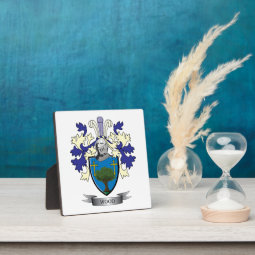 Wood Family Crest Coat of Arms Plaque | Zazzle