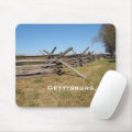 wood fence in Gettysburg PA Mouse Pad | Zazzle