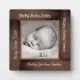 Wood Frame Custom Name Square Picture Frame | Zazzle
