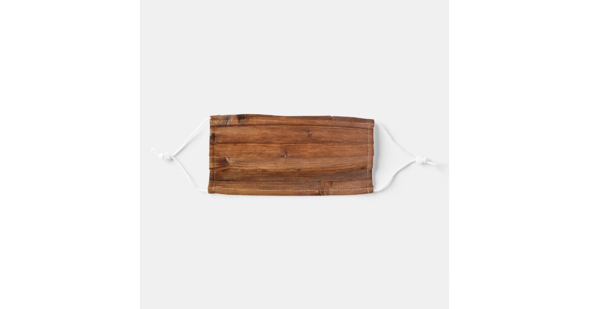 Wood Grain Lumber Face Mask | Zazzle