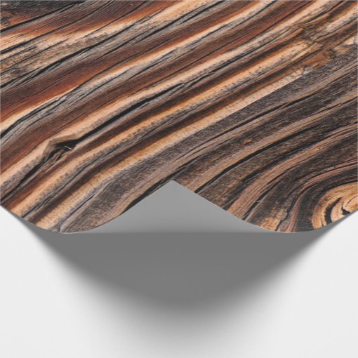 Wood Grain Pattern Wrapping Paper | Zazzle