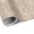 Wood grain pattern wrapping paper | Zazzle