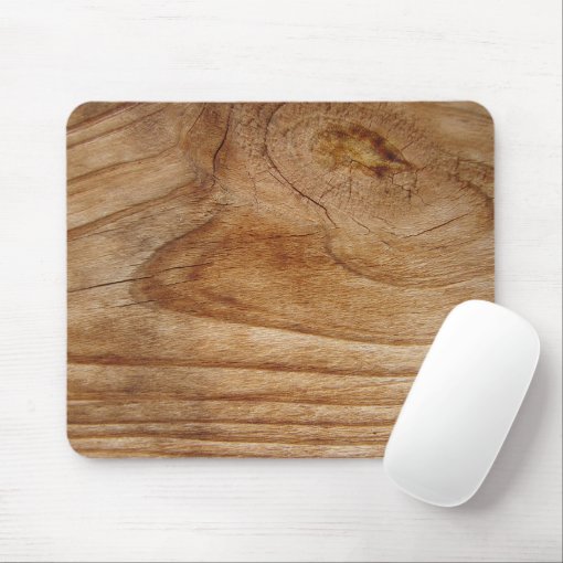 Wood Grain Rustic Country Mouse Pad Great Gift | Zazzle