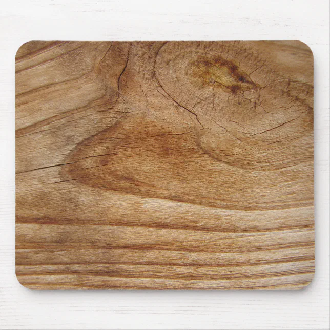 Wood Grain Rustic Country Mouse Pad Great Gift | Zazzle
